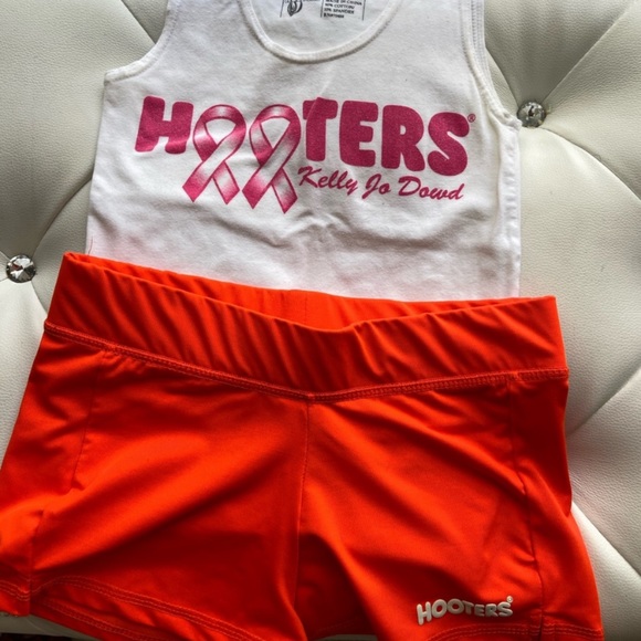 Hooters | Tops | Hooters Breast Cancer Outfit | Poshmark